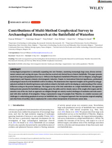 Bournemouth University Research Online [BURO] - Contributions of Multi-Method Geophysical Survey ...